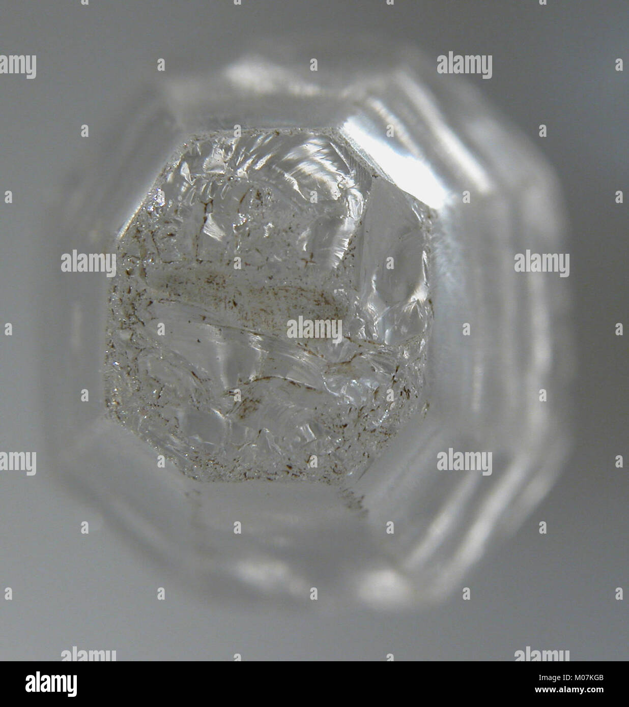 An intaglio seal depicting the Crucifixion, a religious symbol. The ...