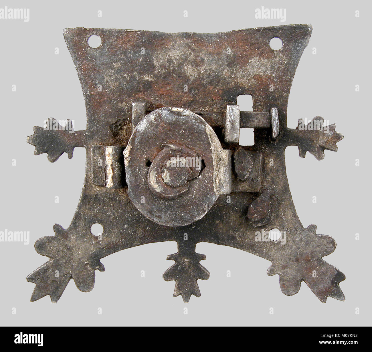 This mortise lock, dated to the 19th century, is part of The ...