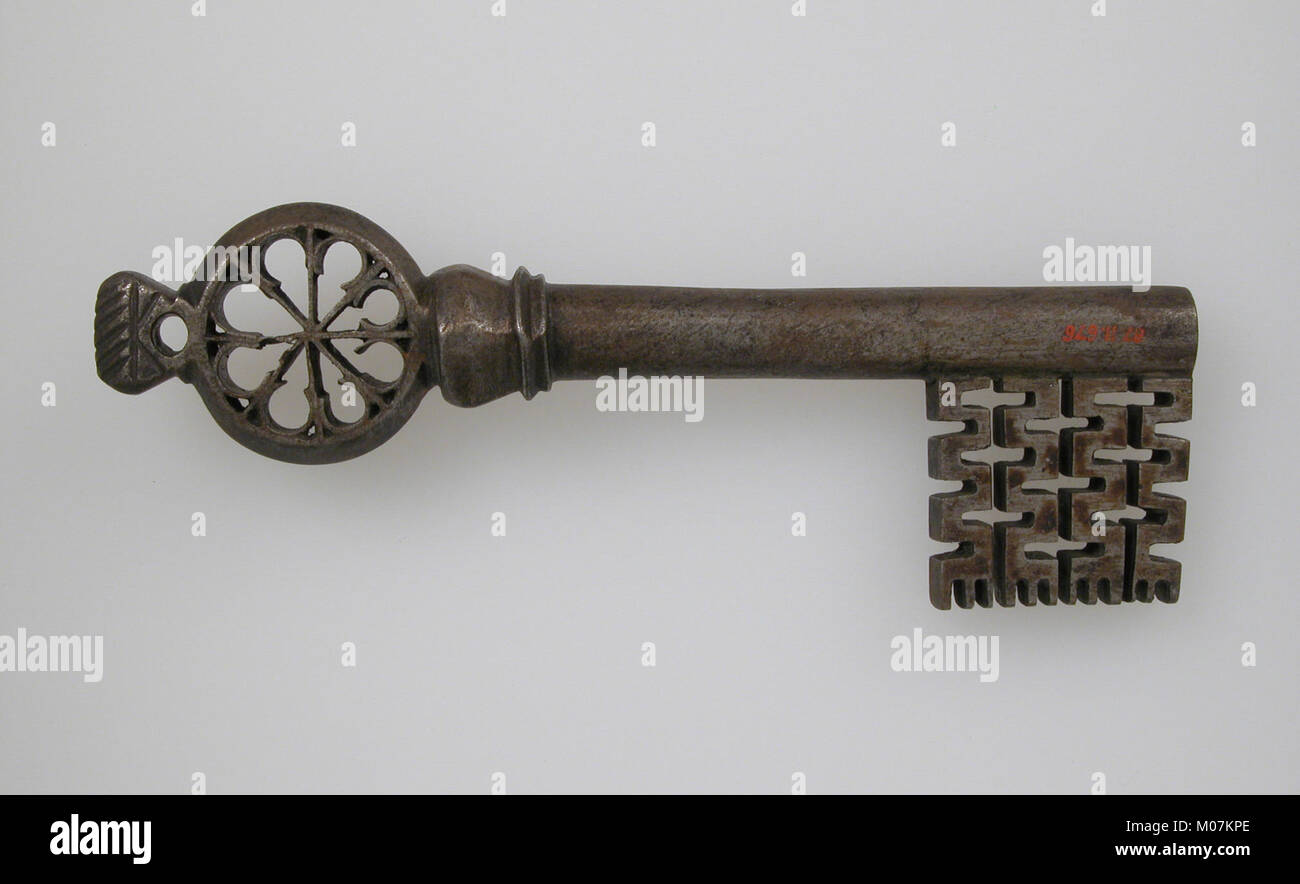 This key, likely from an ancient time, represents the functional and ...