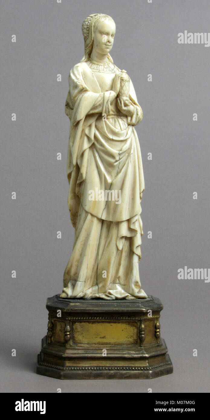 This artwork depicts Mary Magdalene, a prominent biblical figure ...
