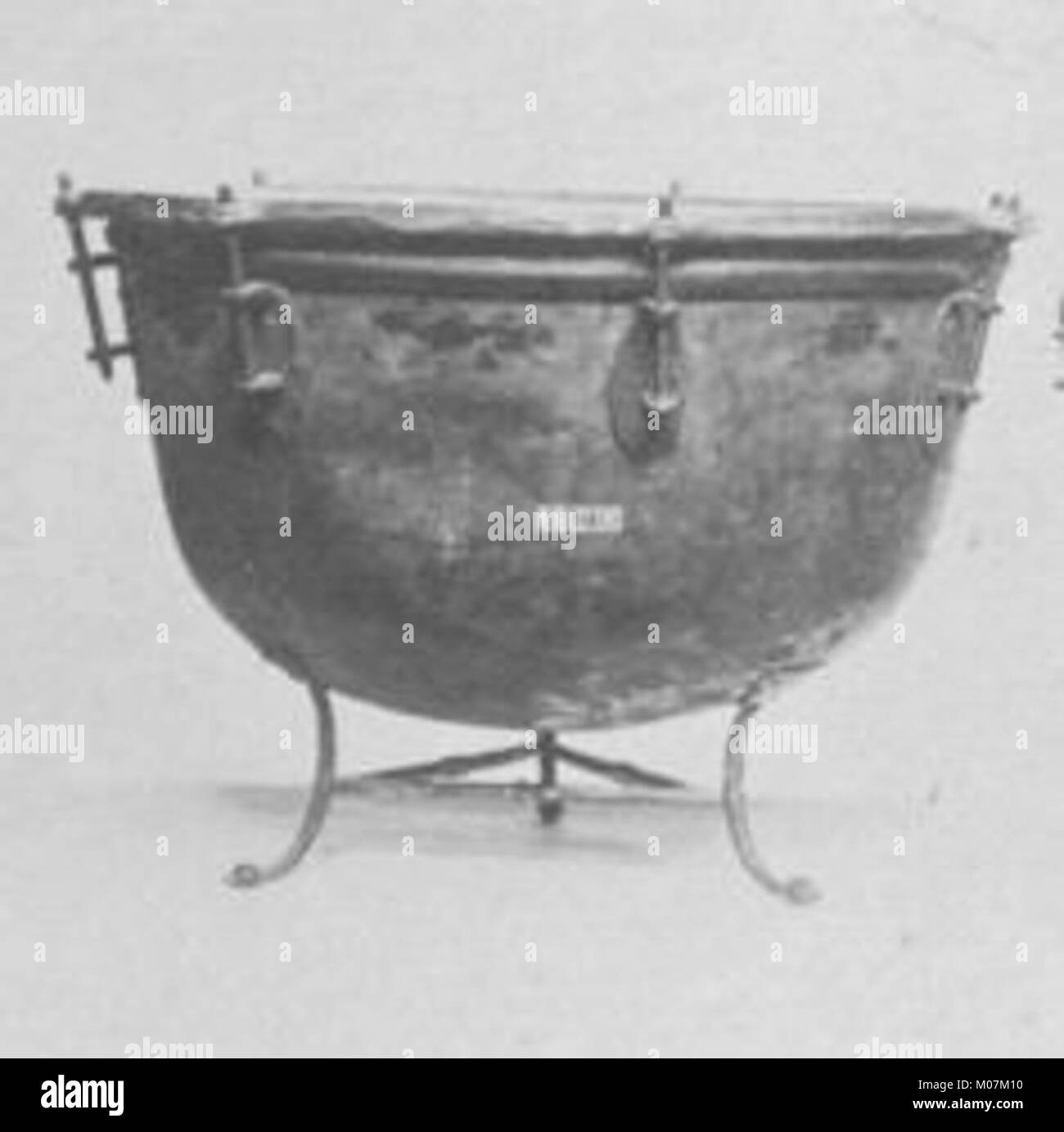 This kettle drum is a historical percussion instrument used in ...