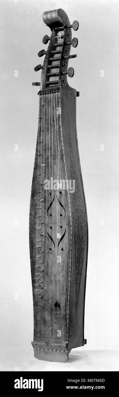 Musical instruments used in traditional Black and White Stock Photos ...