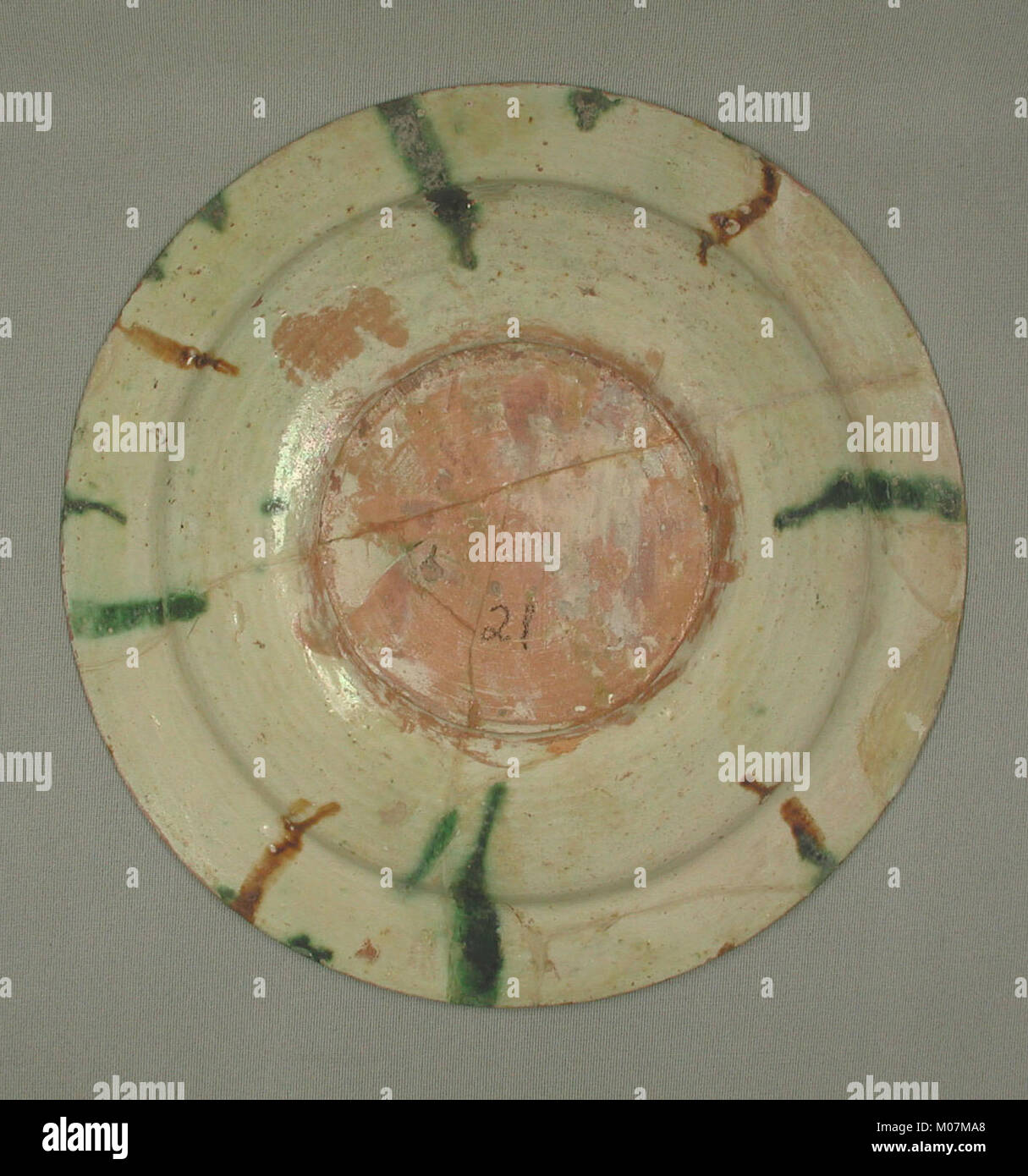 This imitation splashware dish, part of the MET collection, replicates ...