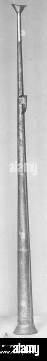 This megaphone is an early example of sound amplification technology ...