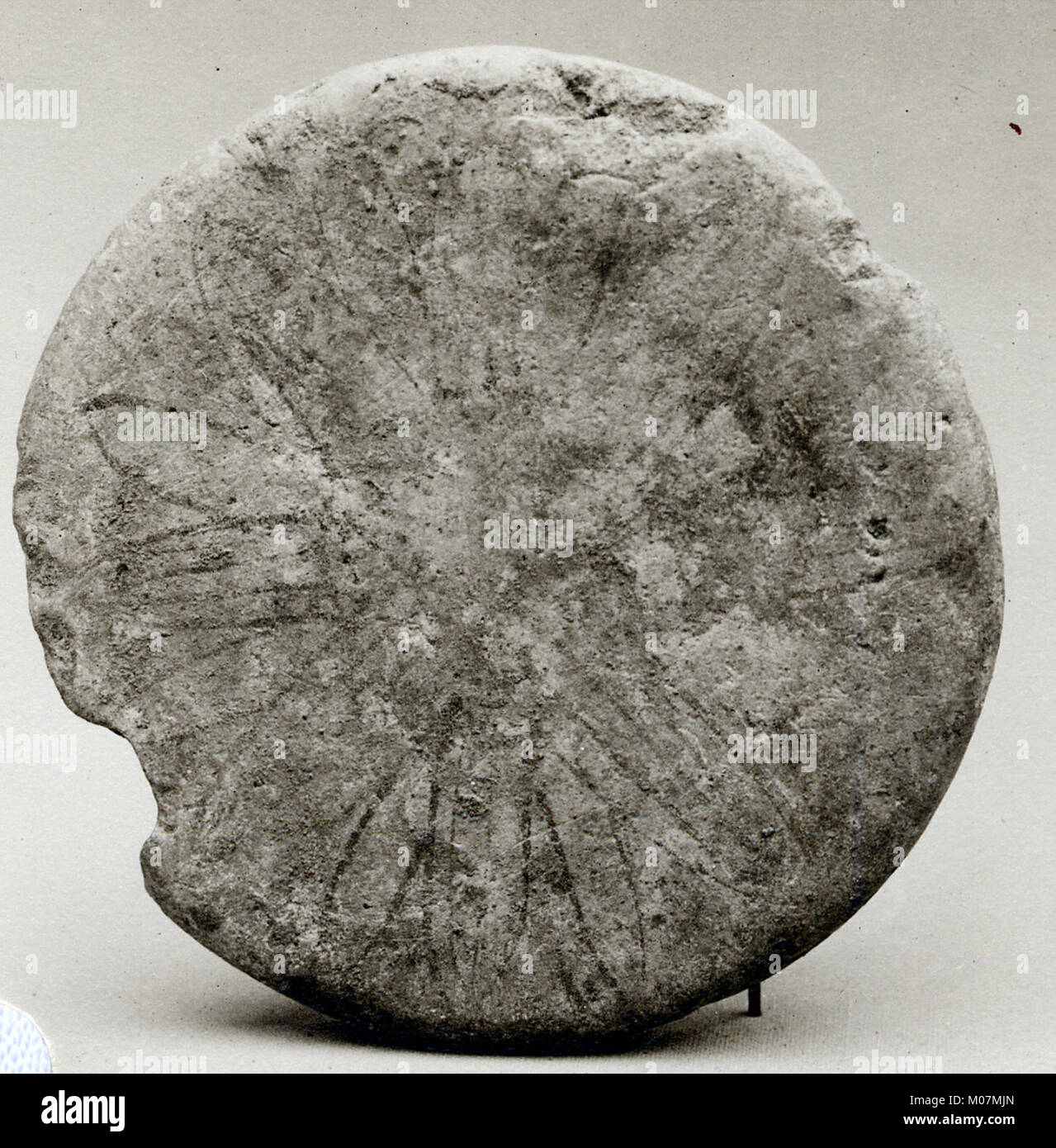 This jar lid, part of the MET collection, represents ancient ...