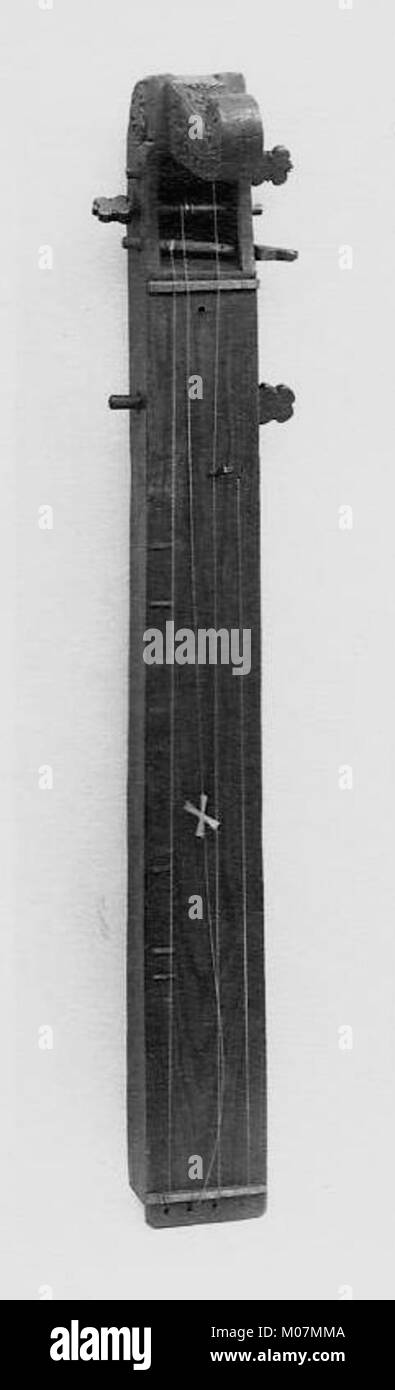 The Langeleik, cataloged as MET 137413, is a traditional stringed ...