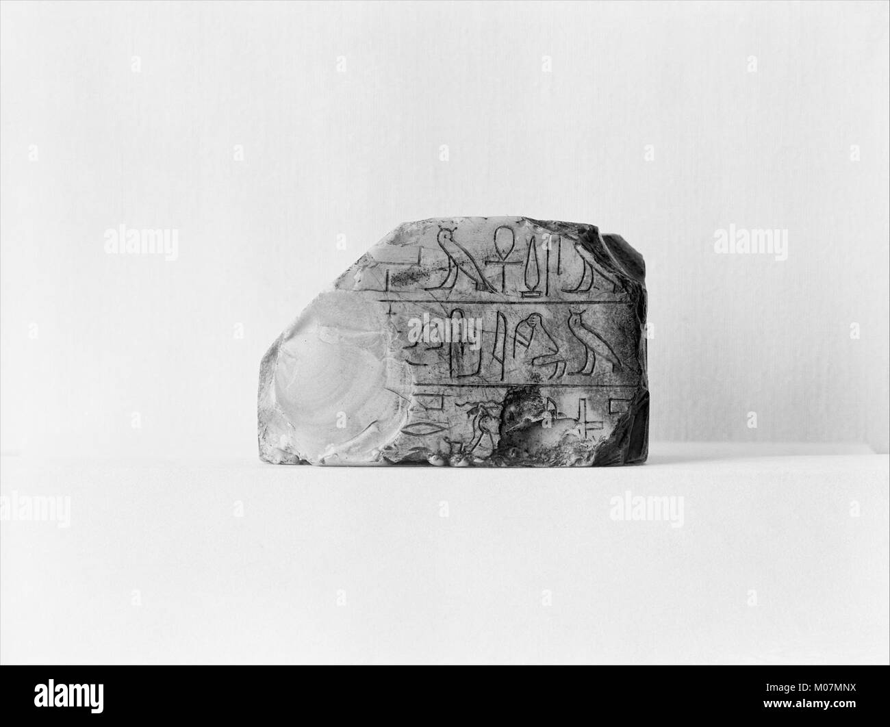 This fragment of a measuring rod is an ancient artifact, demonstrating ...