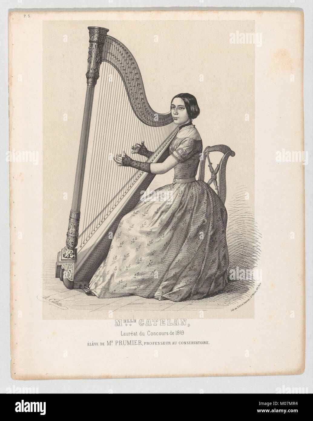 This set of lithographic plates features detailed prints created using ...