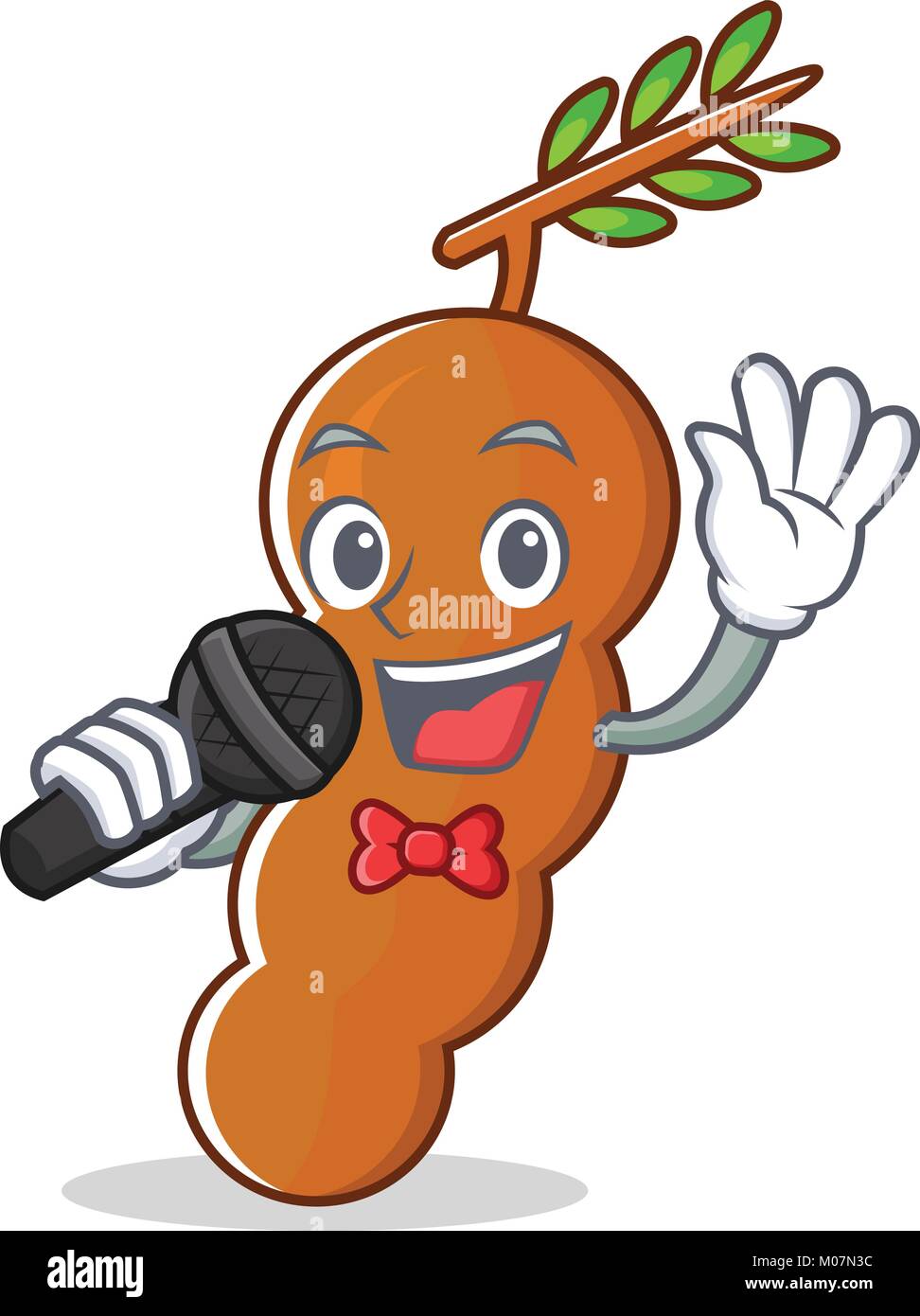 Singing tamarind mascot cartoon style Stock Vector Image & Art - Alamy