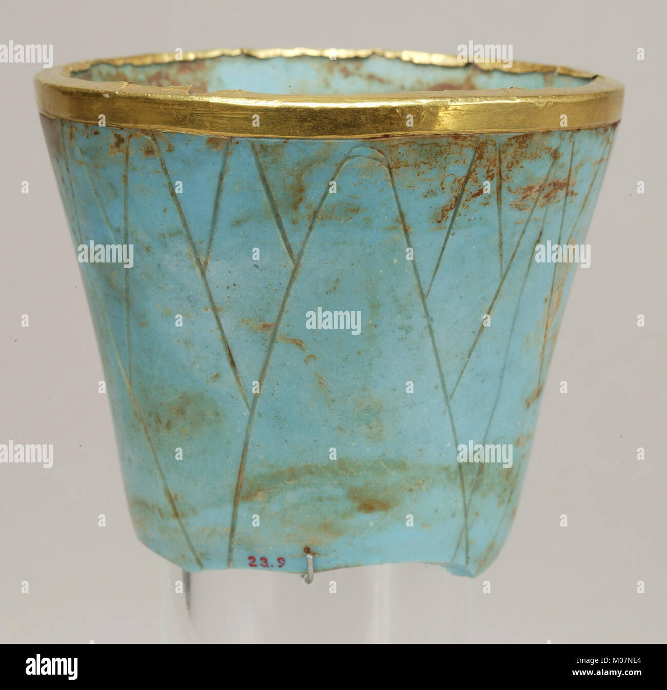 This lotiform chalice, part of the collection, features unique ...