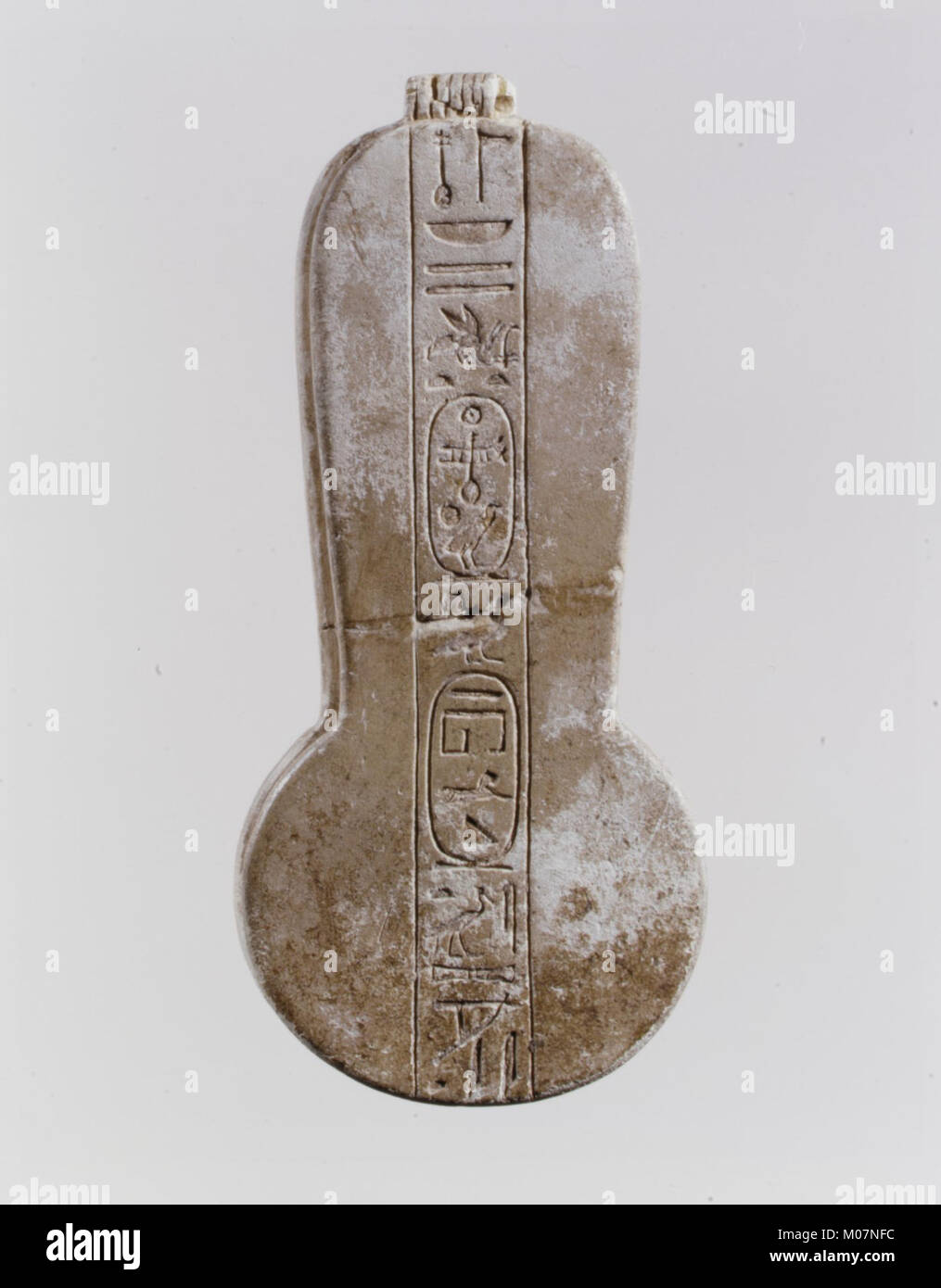 This 25th Dynasty Egyptian Menat, made of glazed clay, depicts King ...