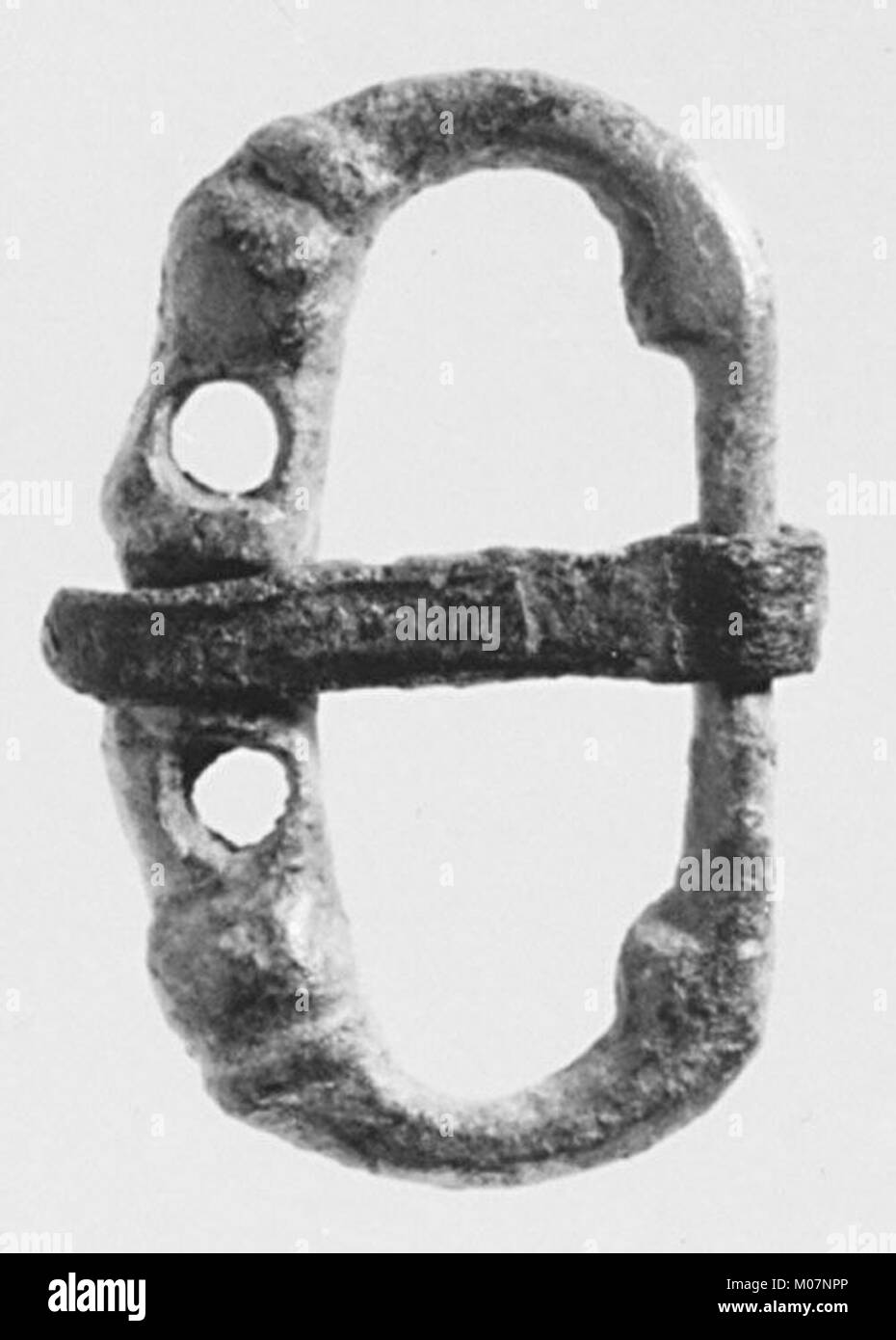 The loop and tongue of a buckle are key components of this artifact ...