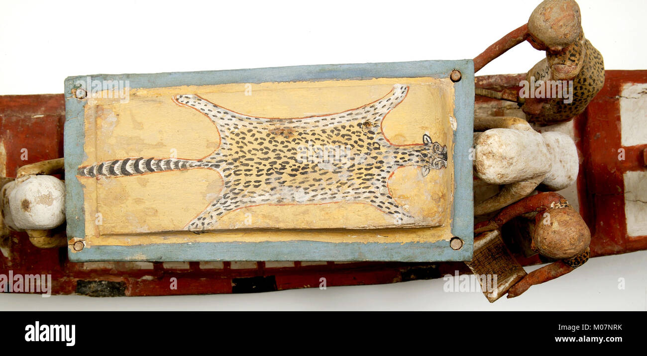 Model boat of Ukhhotep MET 12.183.3 detail Stock Photo - Alamy