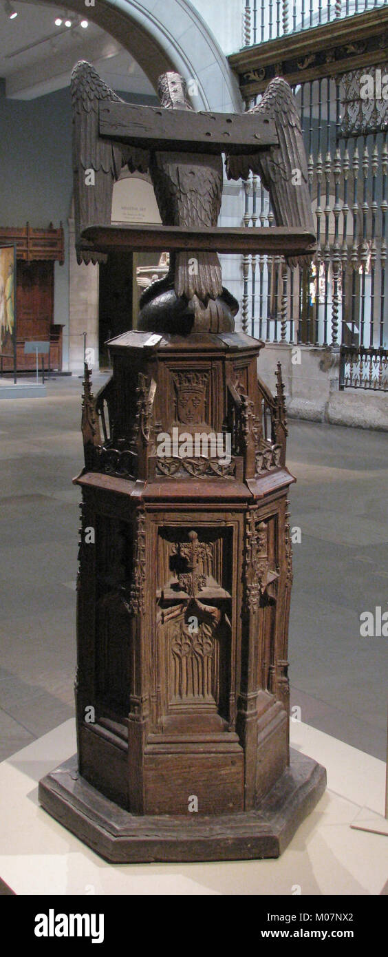 This lectern is crafted for reading sacred texts, combining functional ...