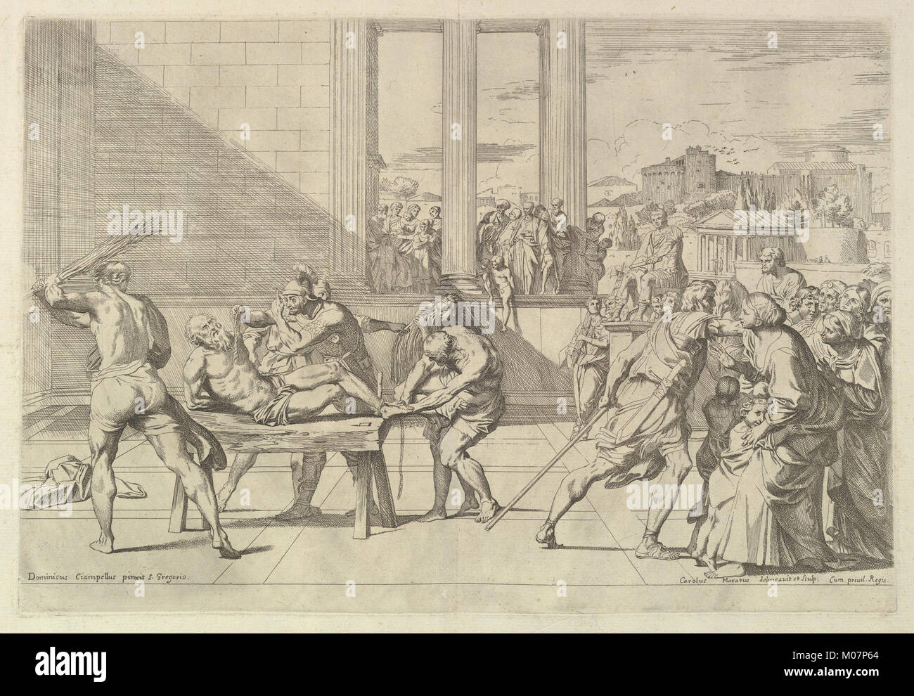 A depiction of the martyrdom of St. Andrew, part of The Metropolitan ...