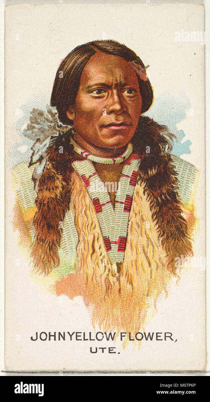 Ute indian chief hi-res stock photography and images - Alamy