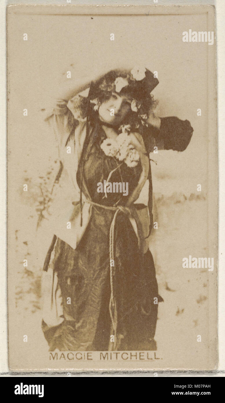 Maggie Mitchell, from the Actors and Actresses series (N45, Type 8) for ...