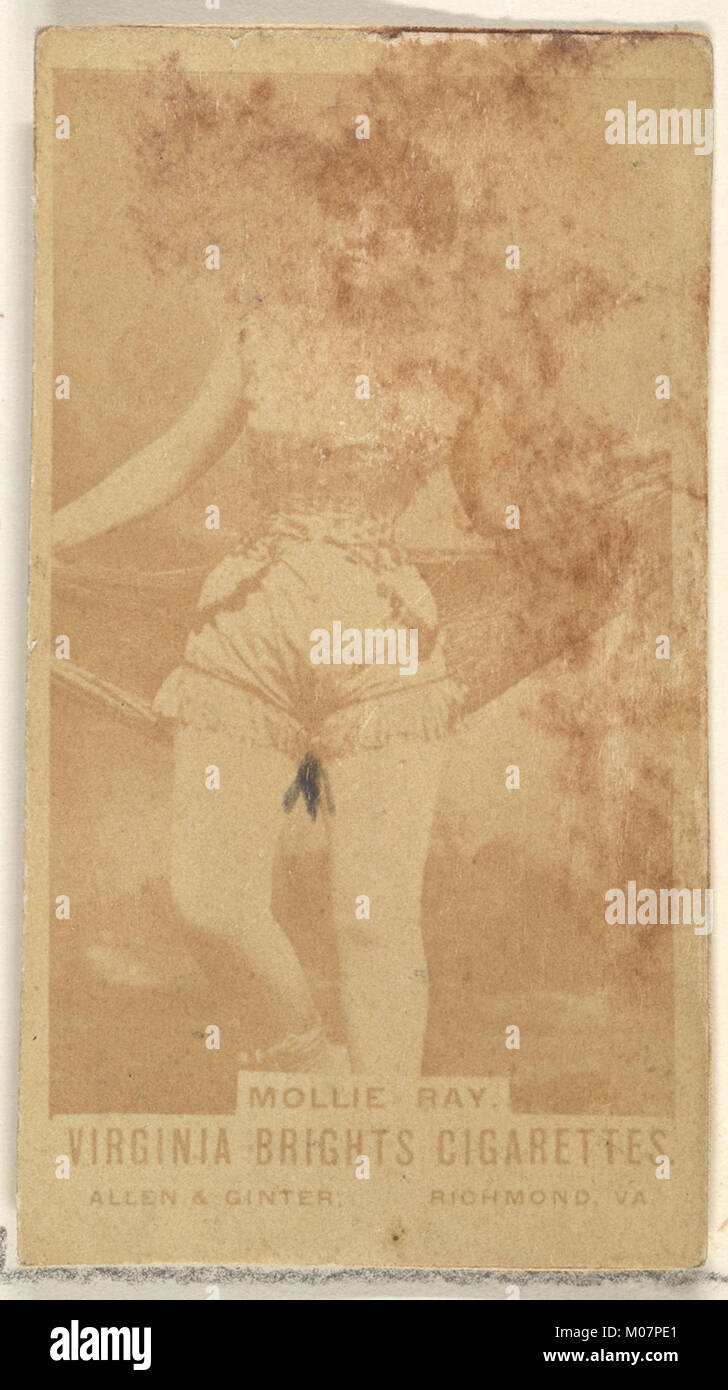 This card from the Actors and Actresses series features Mollie Ray ...