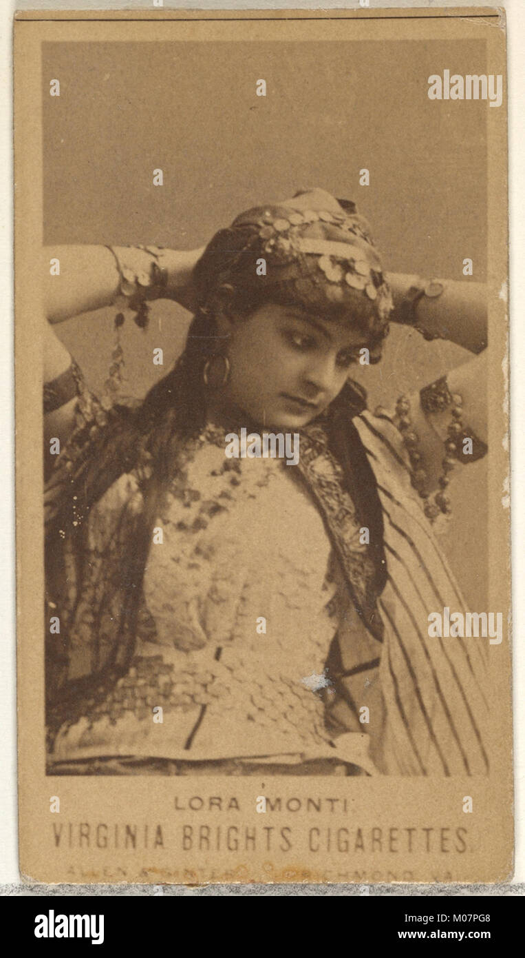 Lora Monti, from the Actors and Actresses series (N45, Type 1) for ...