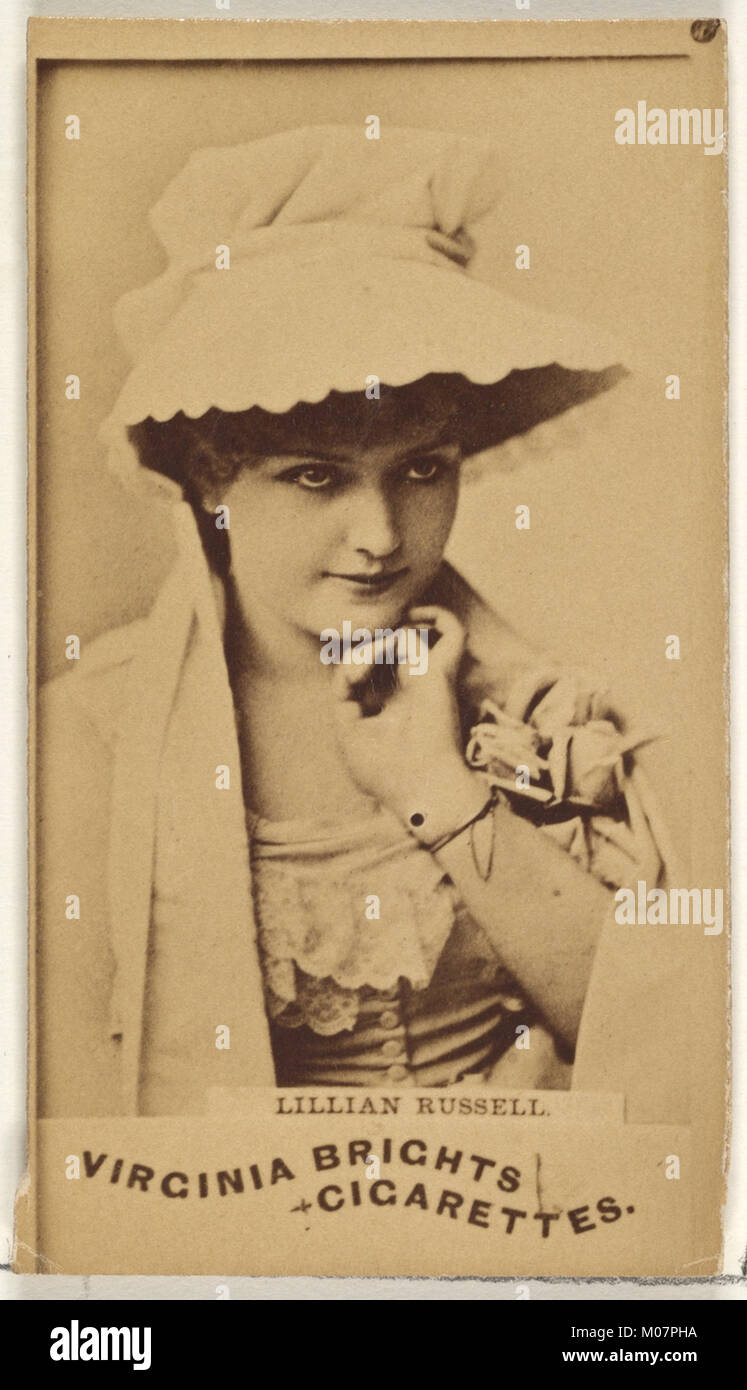 Lillian Russell, from the Actors and Actresses series (N45, Type 1) for ...