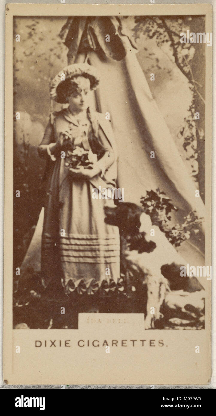This portrait of Ida Bell is part of the Actors and Actresses series ...