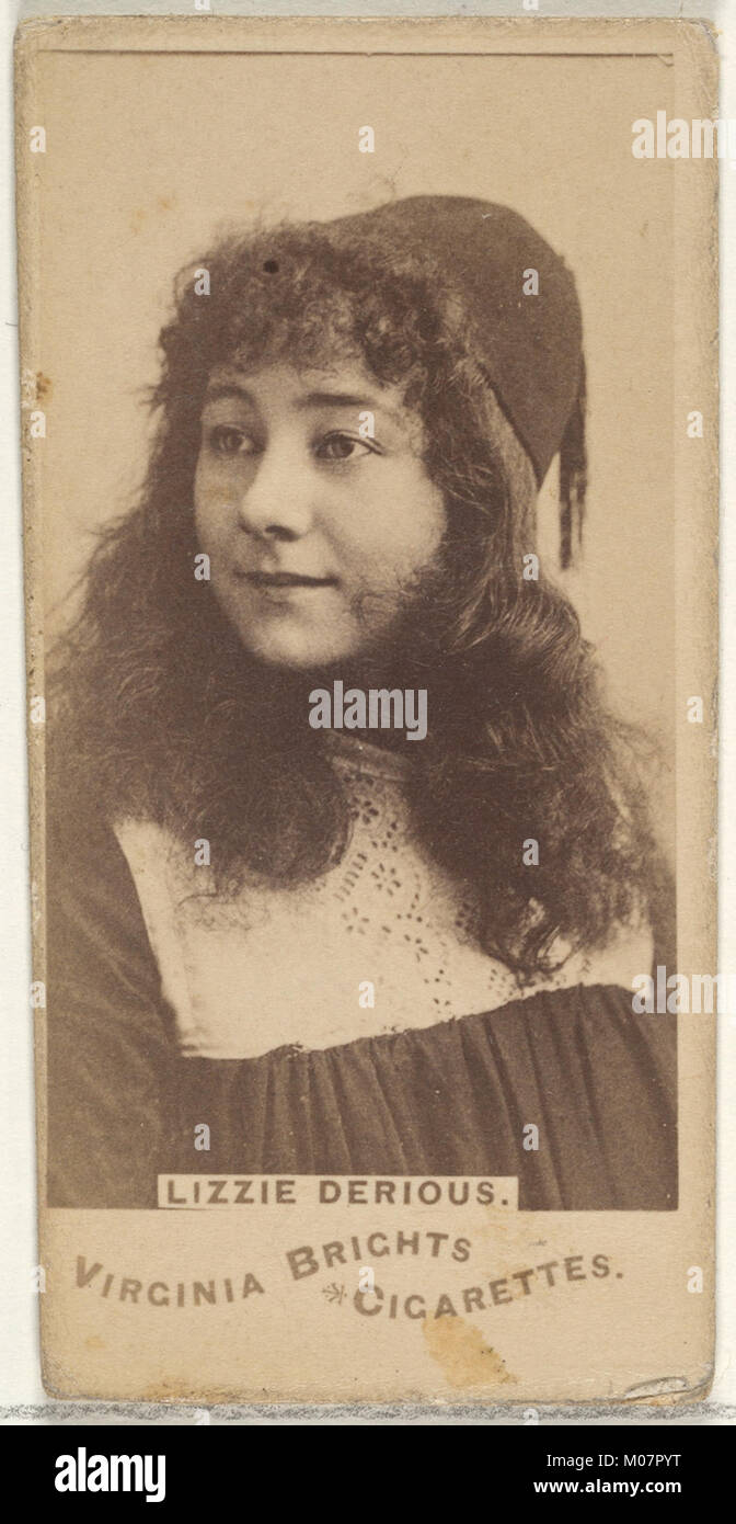 Lizzie Derious is featured in the 'Actors and Actresses' series, a ...