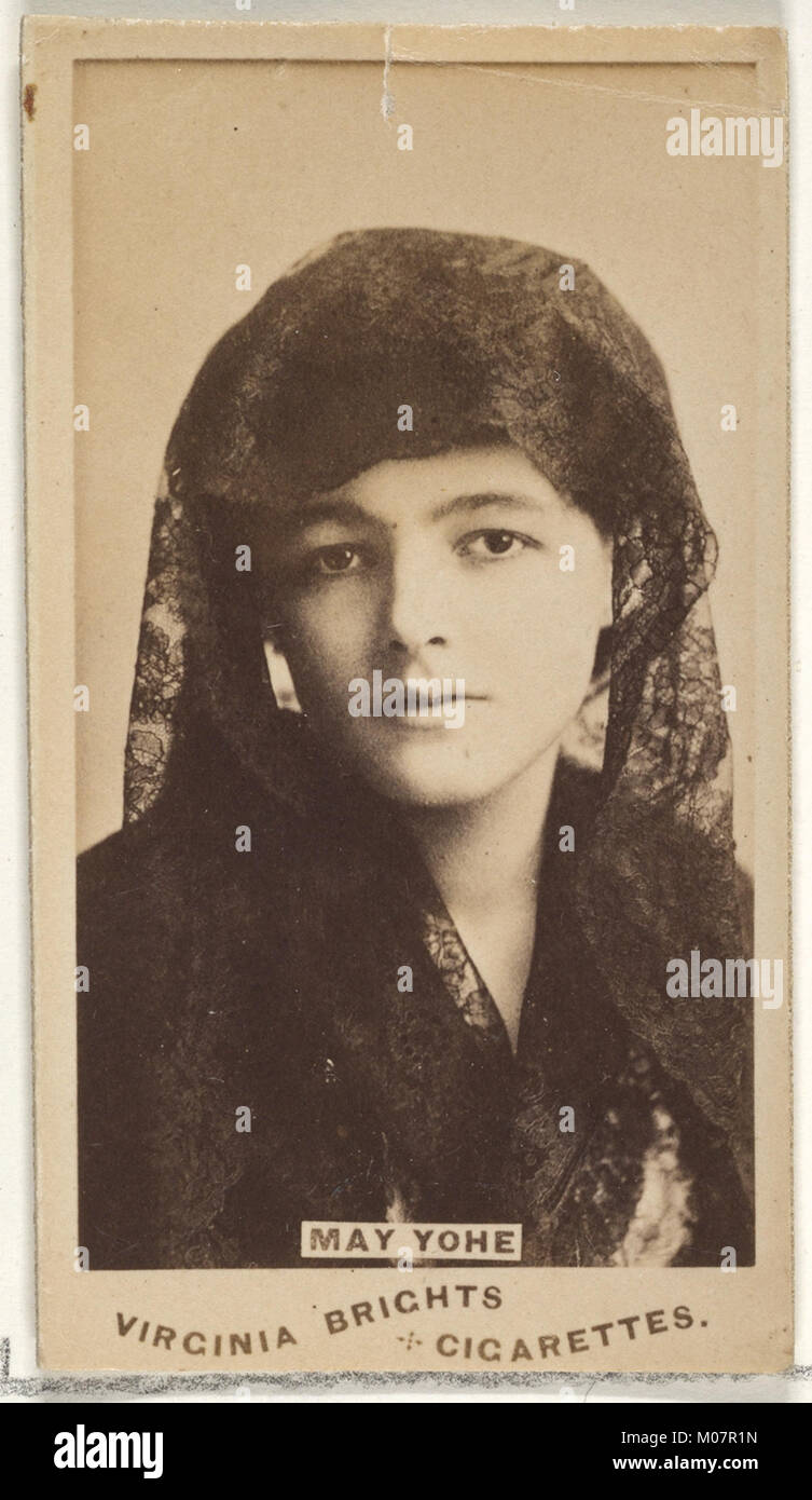 A card featuring May Yohe from the Actors and Actresses series by ...