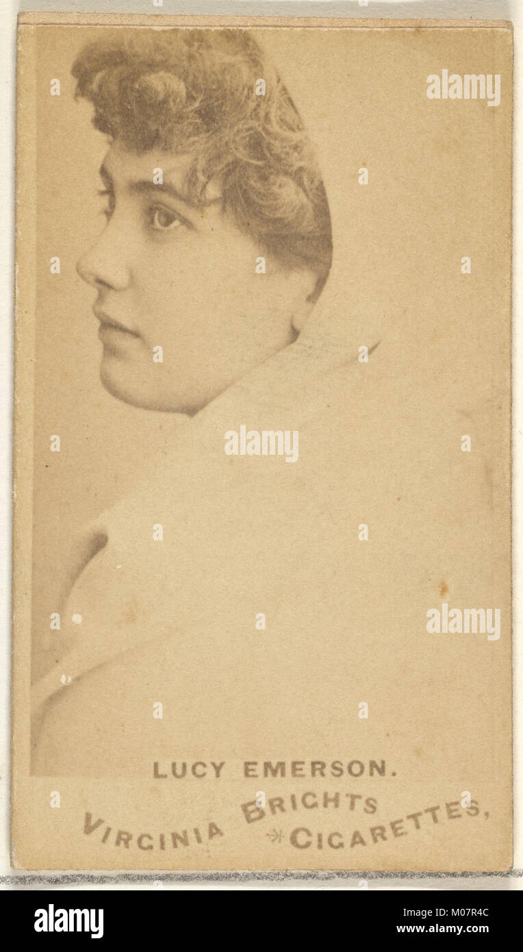 This portrait of Lucy Emerson from the 'Actors and Actresses' series by ...