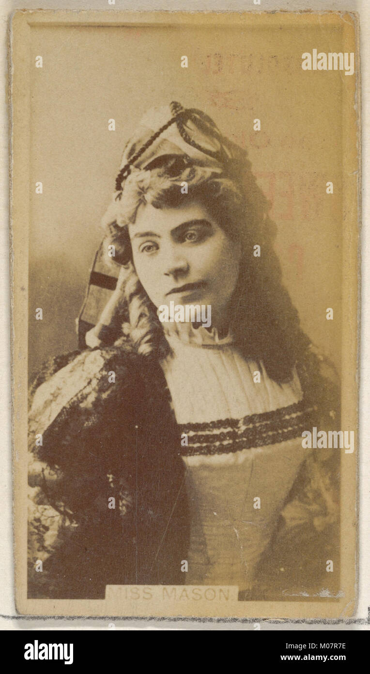 This print of Miss Mason, part of the 'Actors and Actresses' series ...