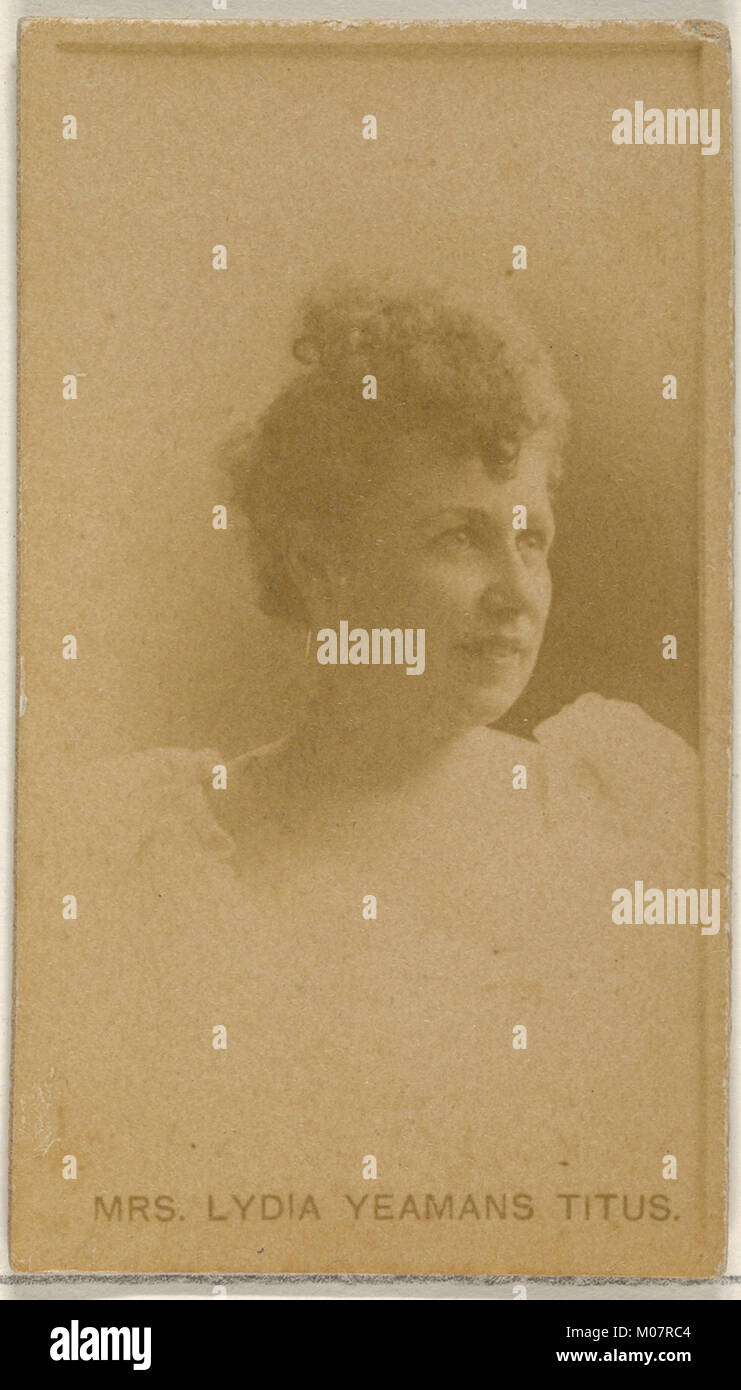 Mrs. Lydia Yeamans Titus, from the Actors and Actresses series (N45 ...