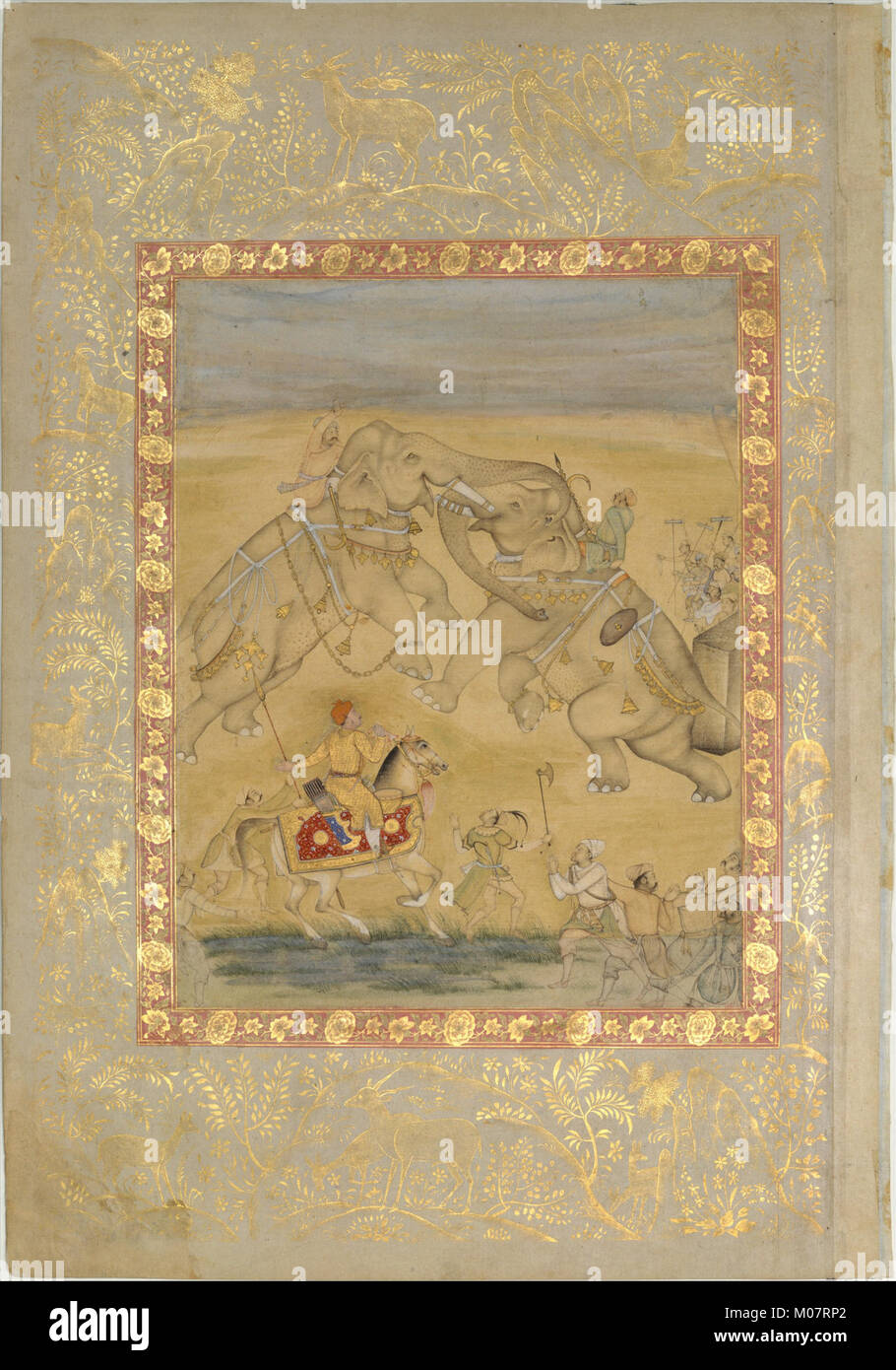 Mughal art hunting hi-res stock photography and images - Alamy
