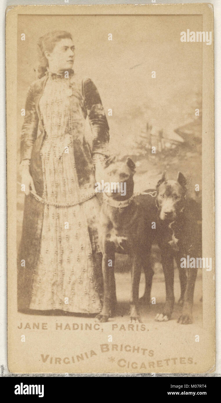This portrait of Jane Hading, part of the Actors and Actresses series ...