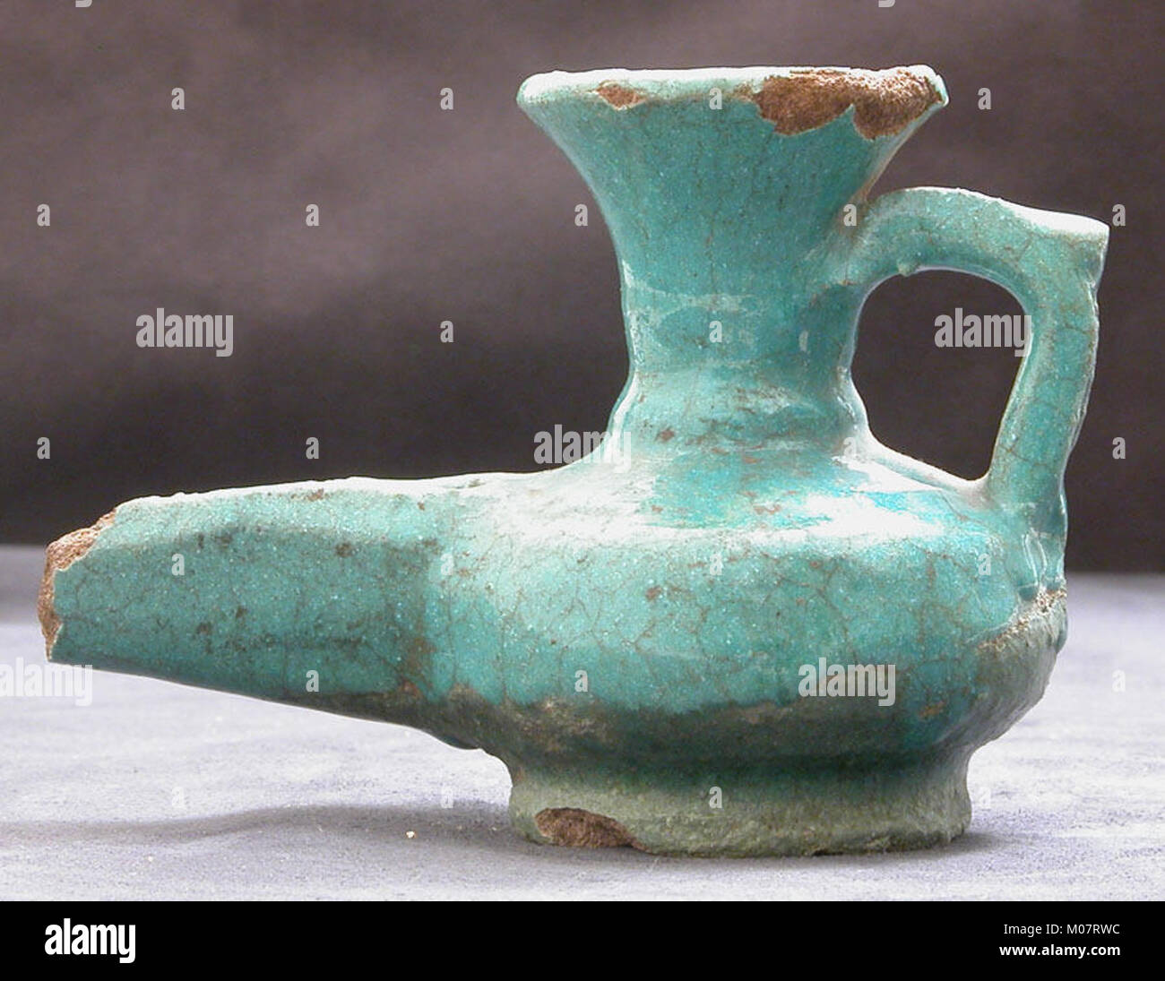 This lamp is an example of ancient lighting devices, showcasing design ...