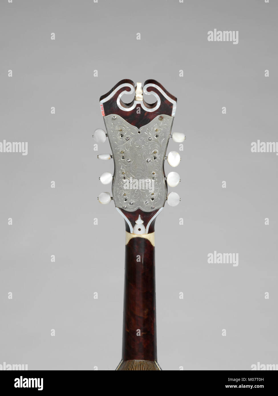 This mandolin is a stringed musical instrument that demonstrates ...