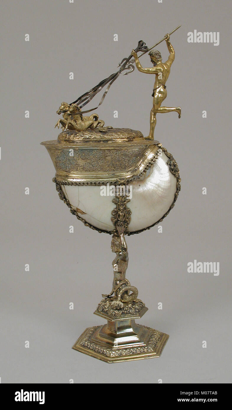 A nautilus shell cup hi-res stock photography and images - Alamy