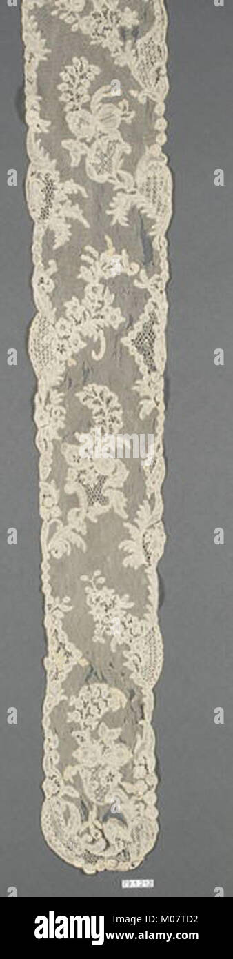 The lappet, a type of decorative headpiece, is typically worn in ...