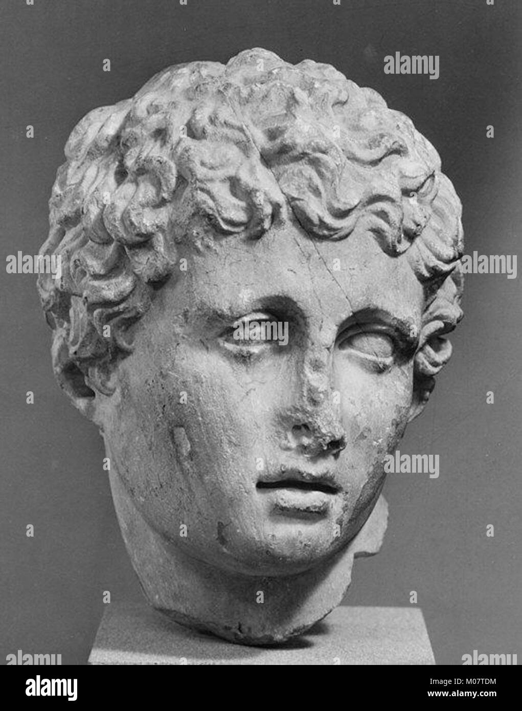 This marble head of a youth, part of the MET collection, is an example ...