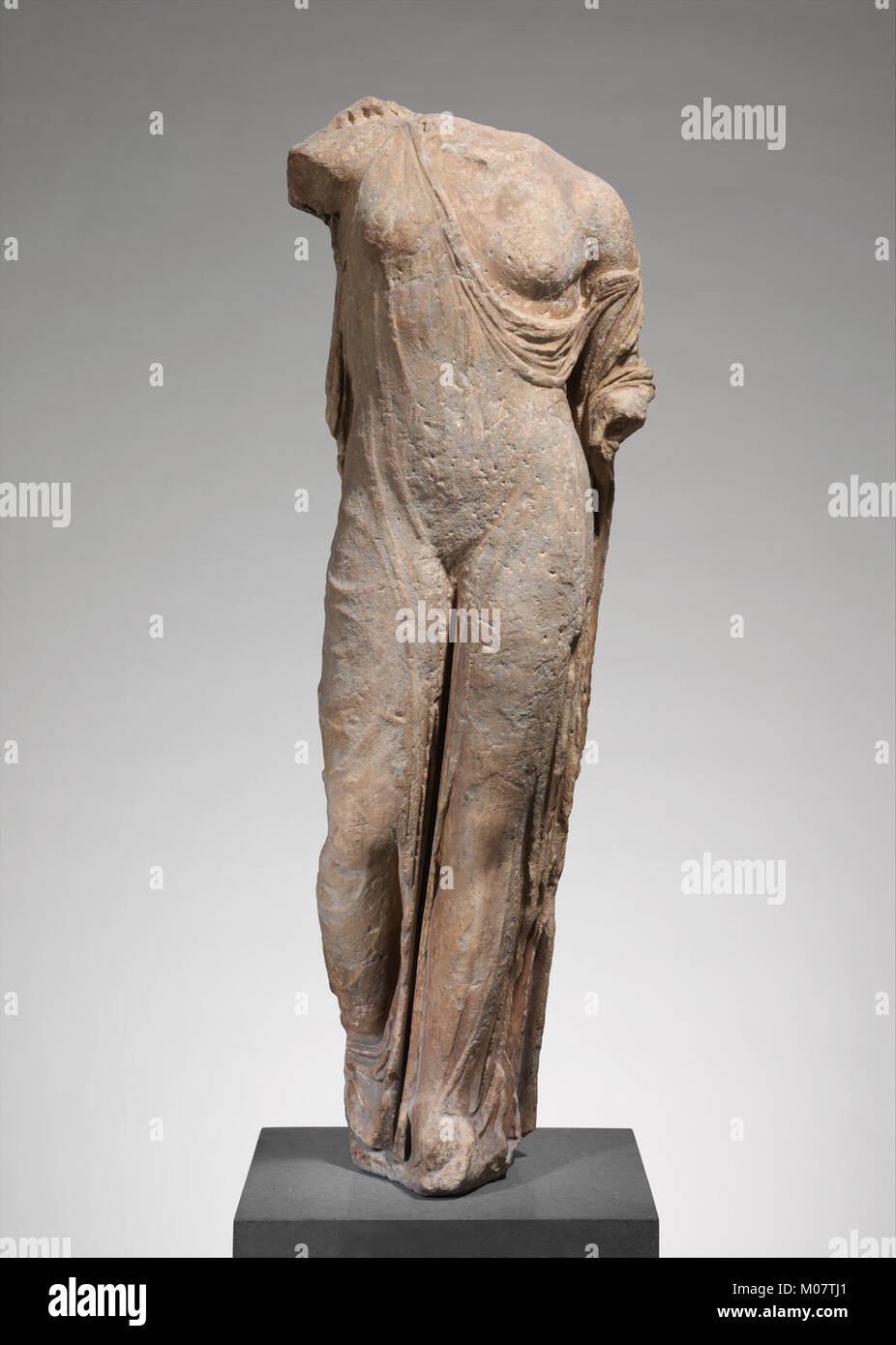 Marble statue of Aphrodite (Venus Genetrix), illustrating the Greek ...