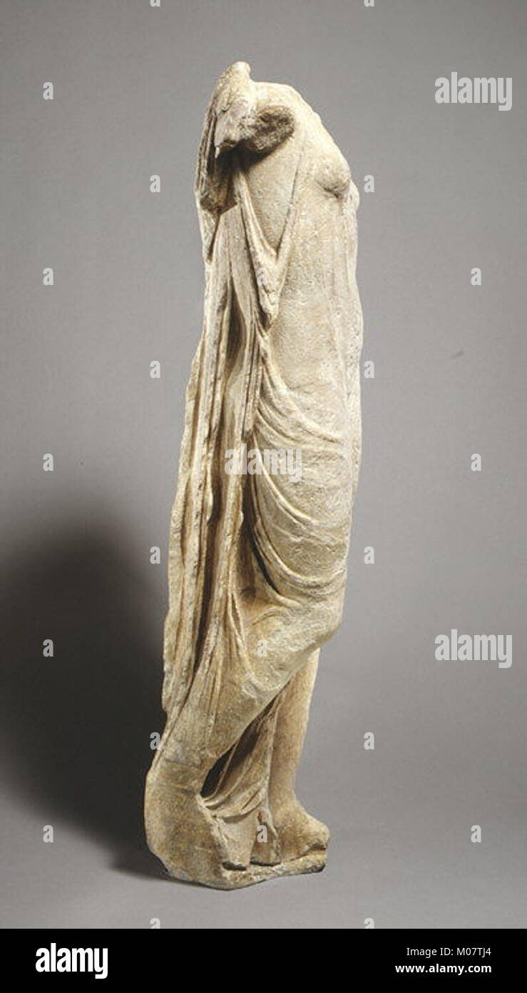 Marble statue of Aphrodite, the so-called Venus Genetrix MET GR101 ...