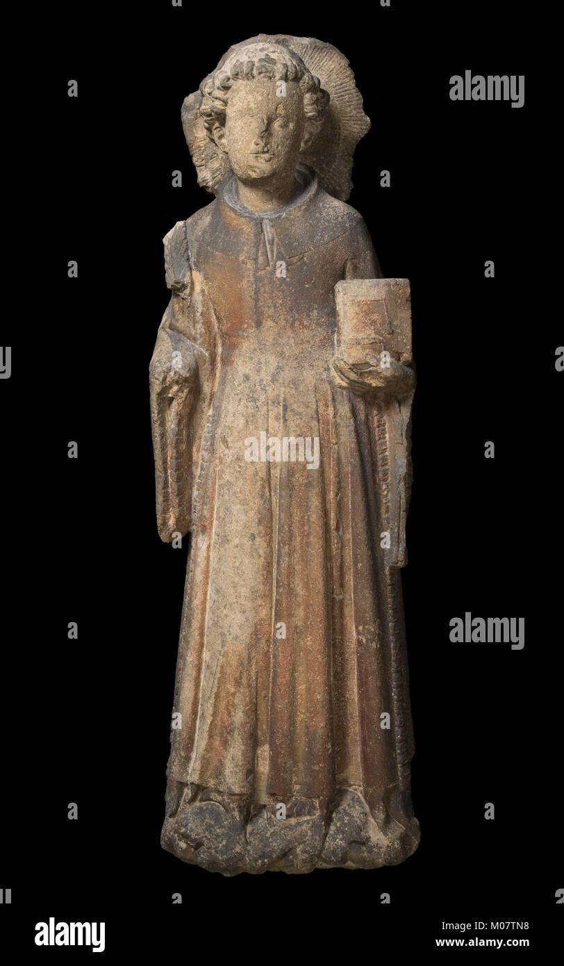 This depiction of a martyred deacon saint illustrates the religious and ...