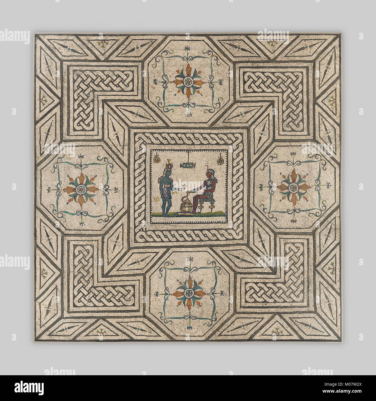 Roman mosaic pavement hi-res stock photography and images - Alamy