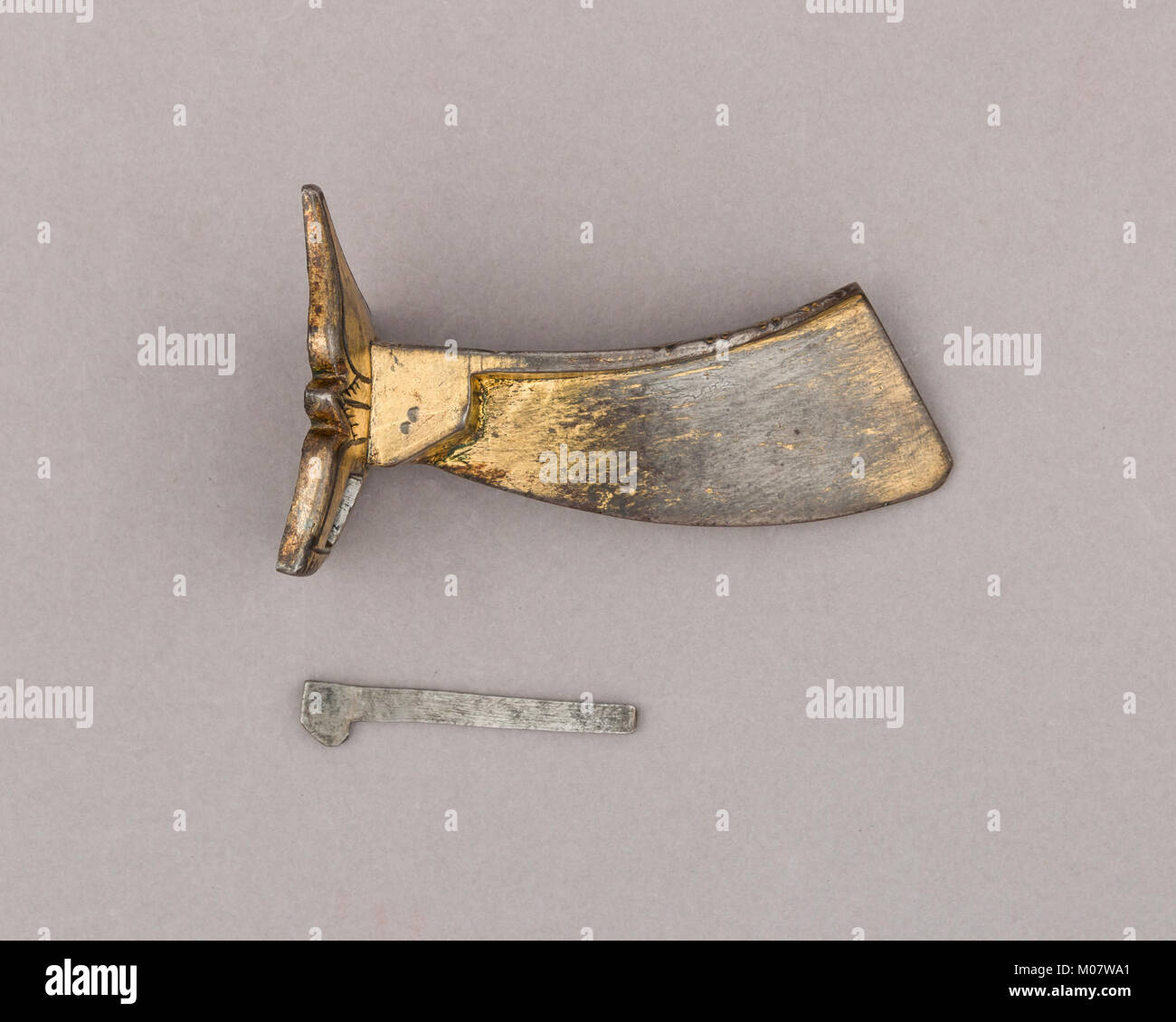 This lance rest is a functional and ornamental piece, reflecting the ...