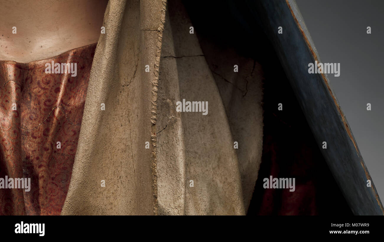 The 'Mater Dolorosa' depicts the sorrowful Virgin Mary, a common theme ...