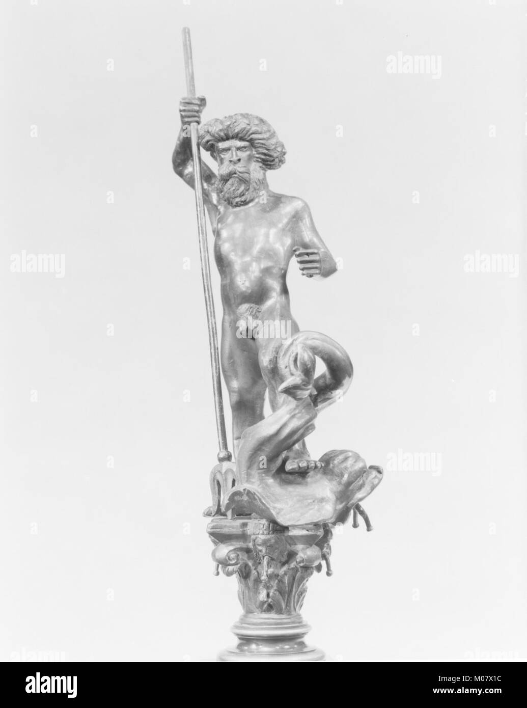 This sculpture of Neptune, cataloged as MET 208635, represents the ...