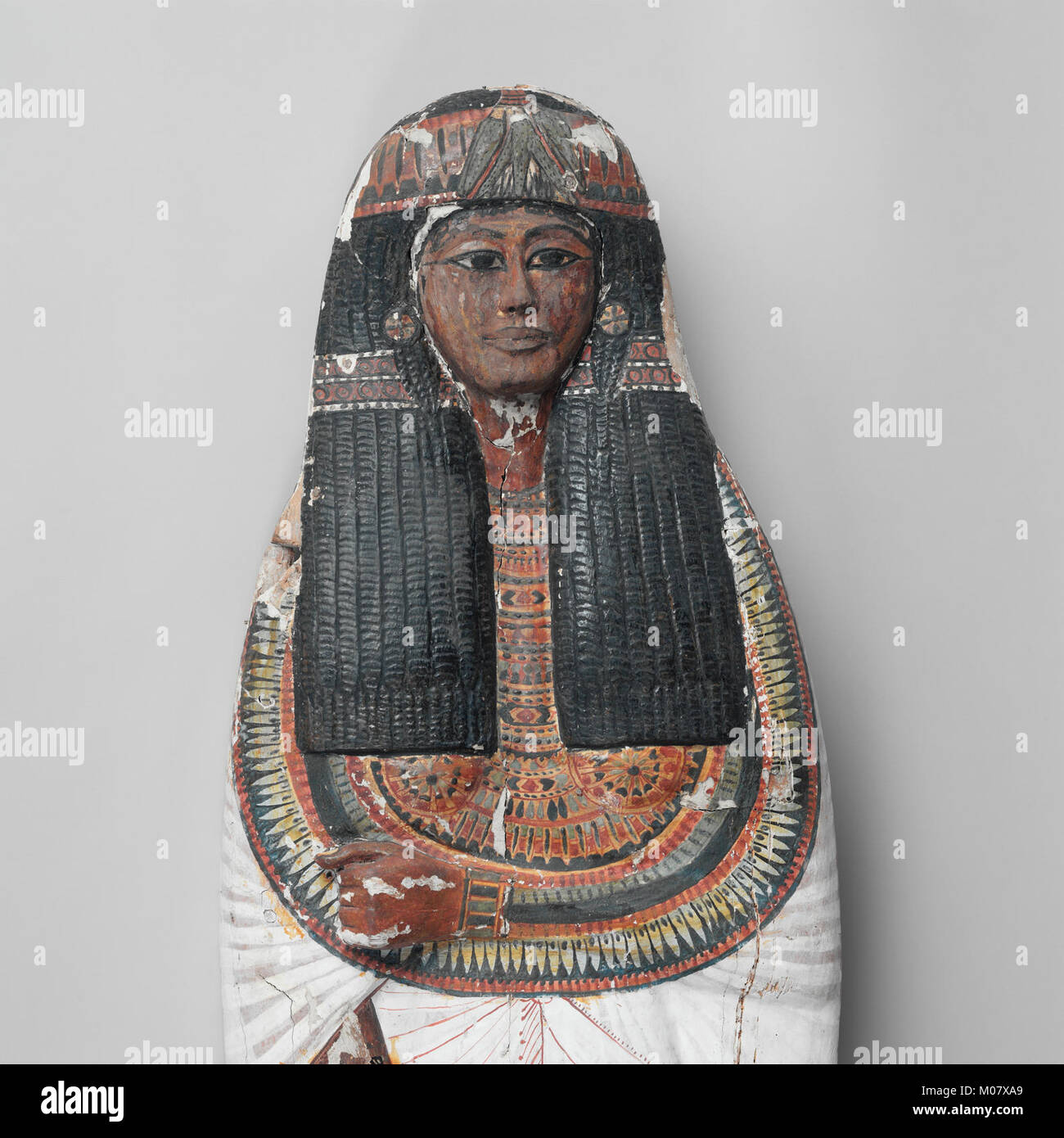 The mummy board of Iineferty illustrates ancient Egyptian funerary ...