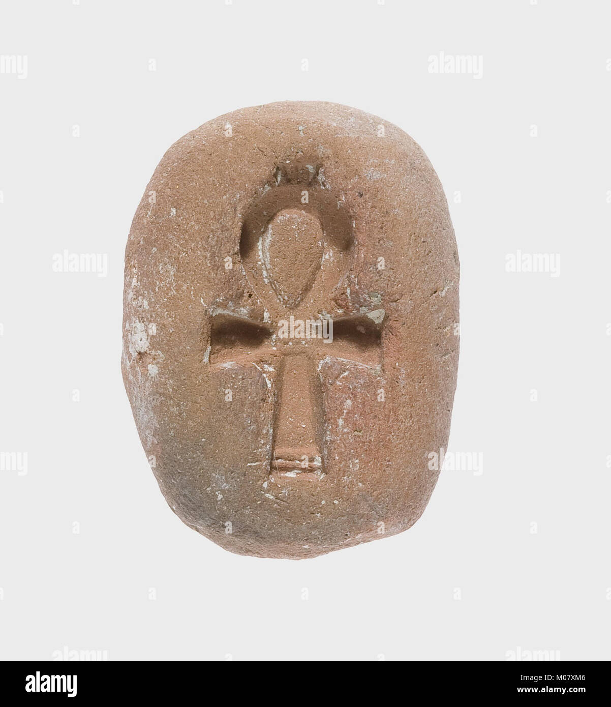 This mold, cataloged under MET 11.215.711, is used for creating an ankh ...