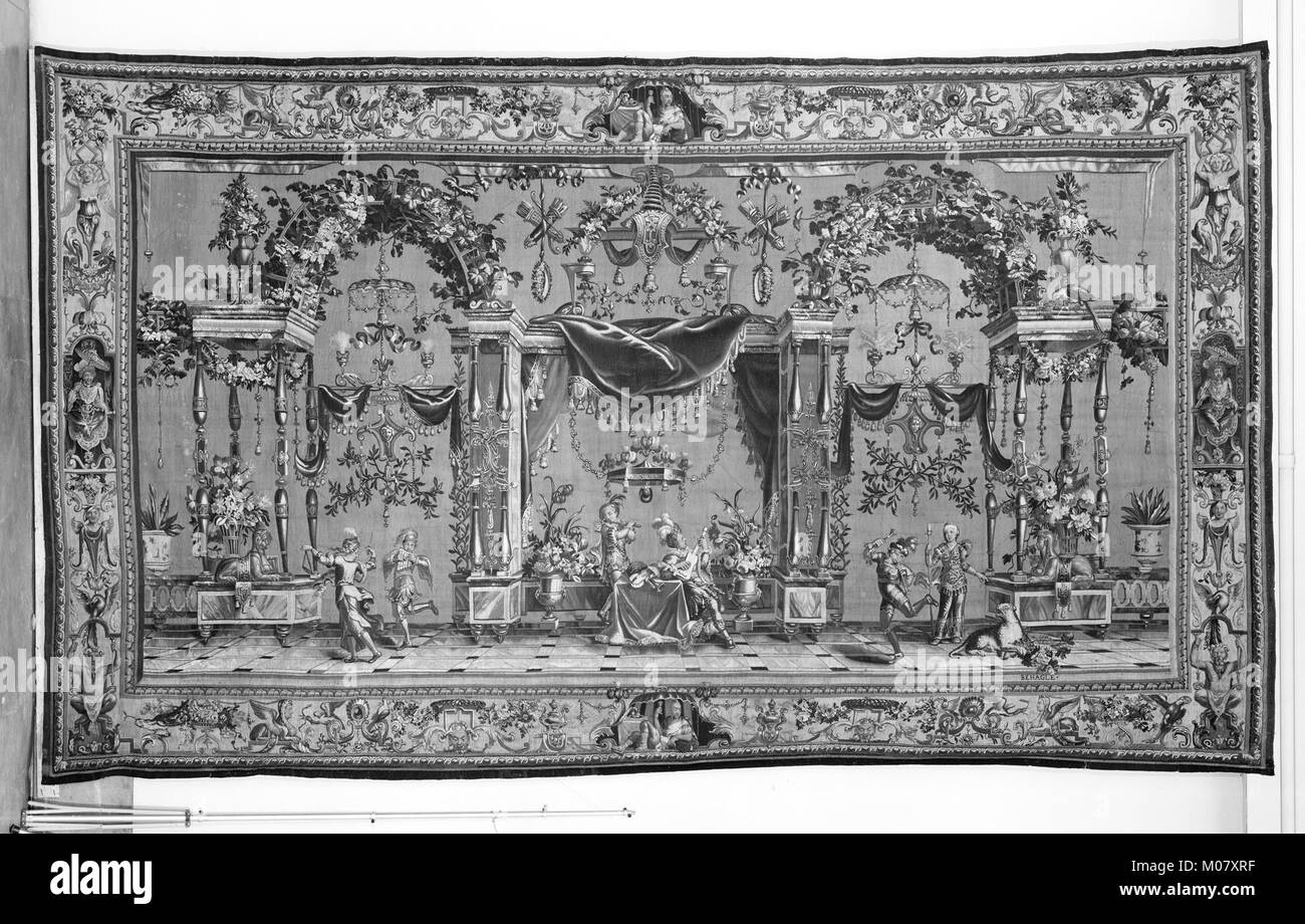 A set of five grotesque figures representing musicians and dancers ...