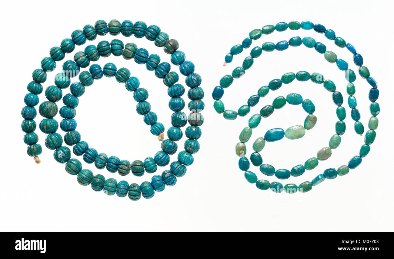 This melon bead necklace, housed in The Metropolitan Museum of Art ...
