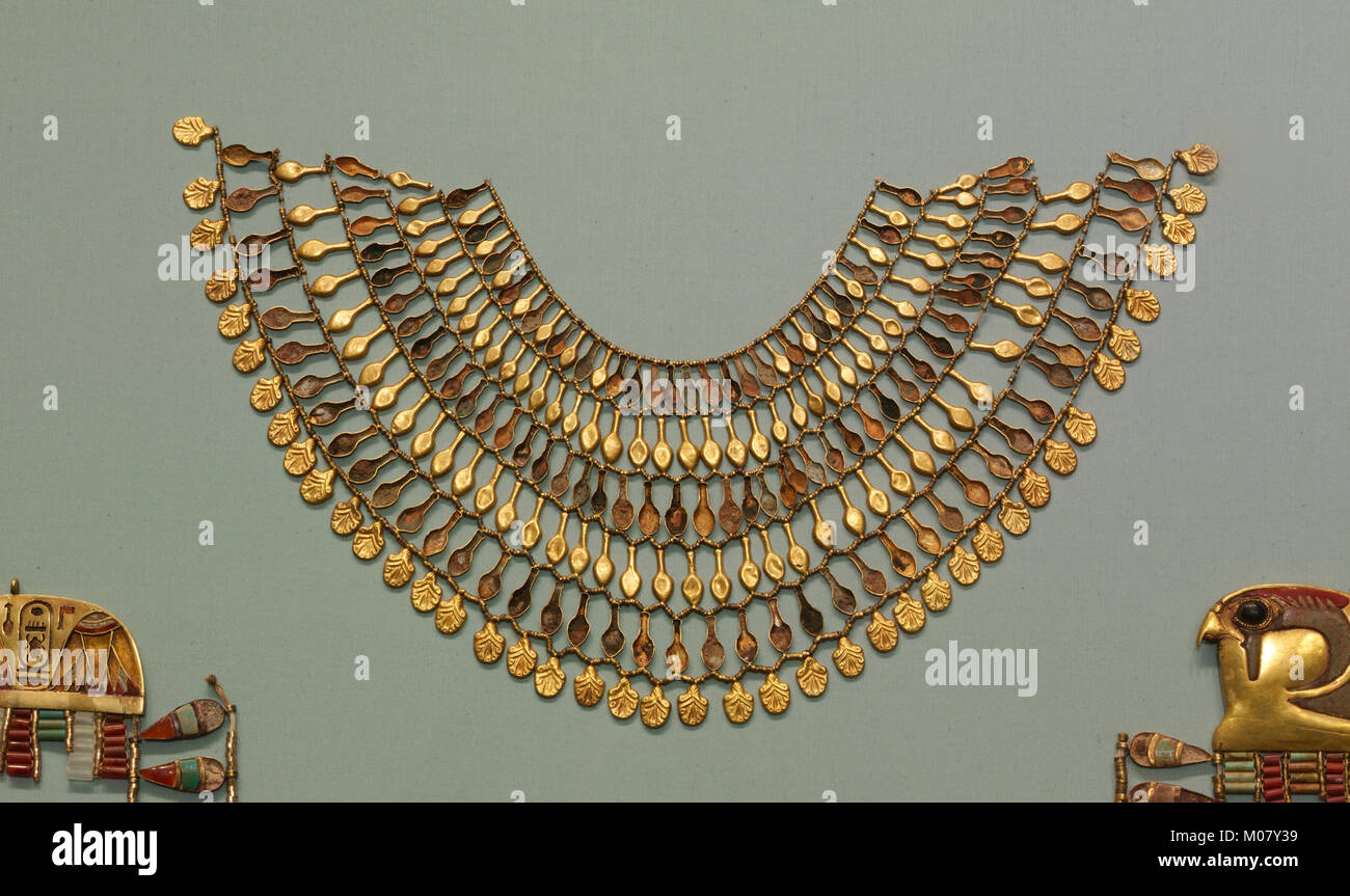 These seven Nefer beads are notable examples of ancient Egyptian ...