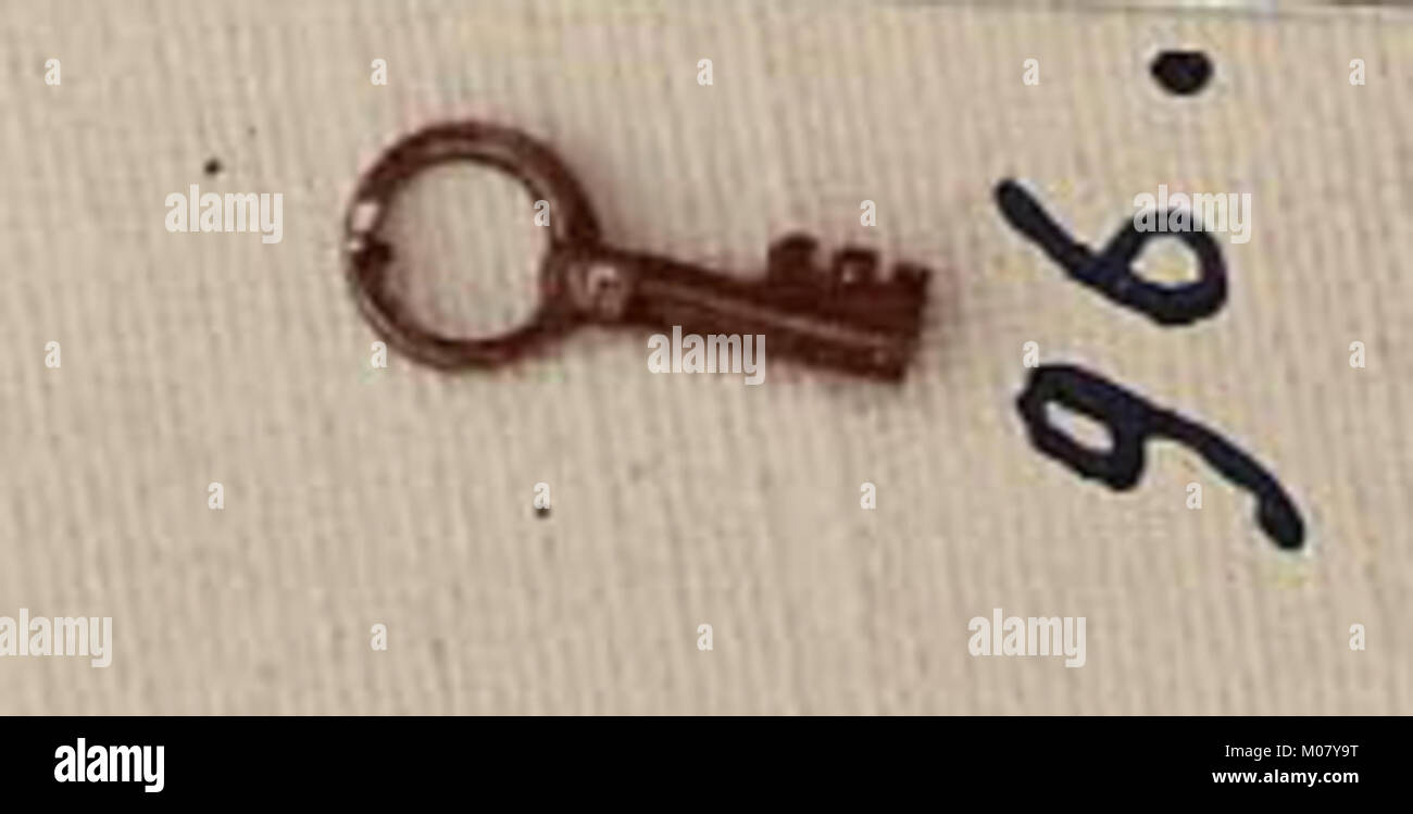 This key, likely used for securing a particular object or space ...